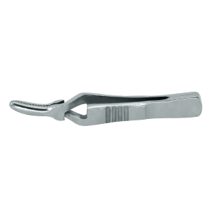 Serrefine (serrated jaws, curved, 3.8 cm) - an-vision